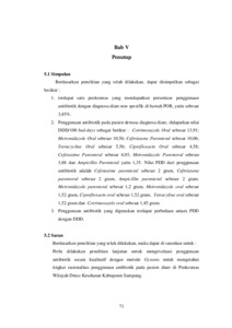 EVALUASI KUANTITATIF PENGGUNAAN ANTIBIOTIK PENYAKIT DIARE PADA PASIEN DEWASA DENGAN PERBANDINGAN ...